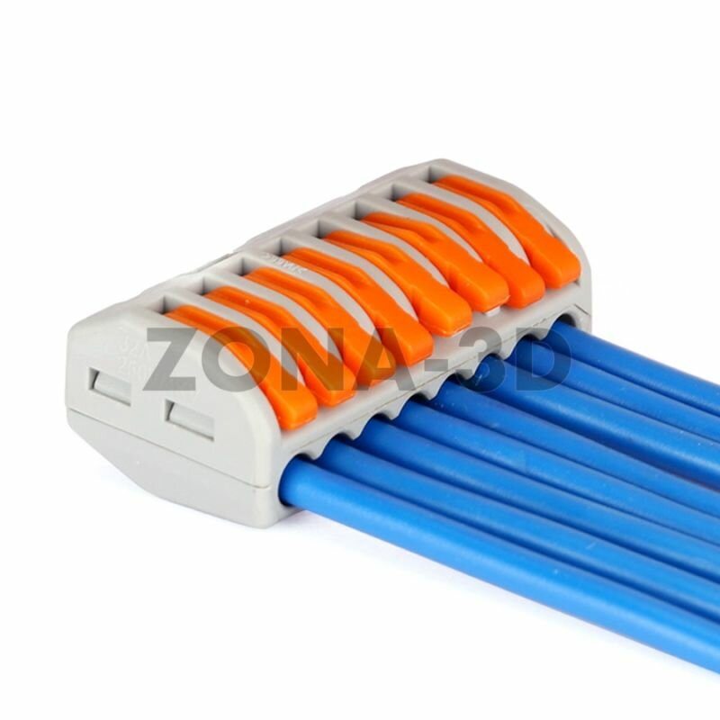 Клемма pct-218 WAGO (аналог) 8-ми контактная