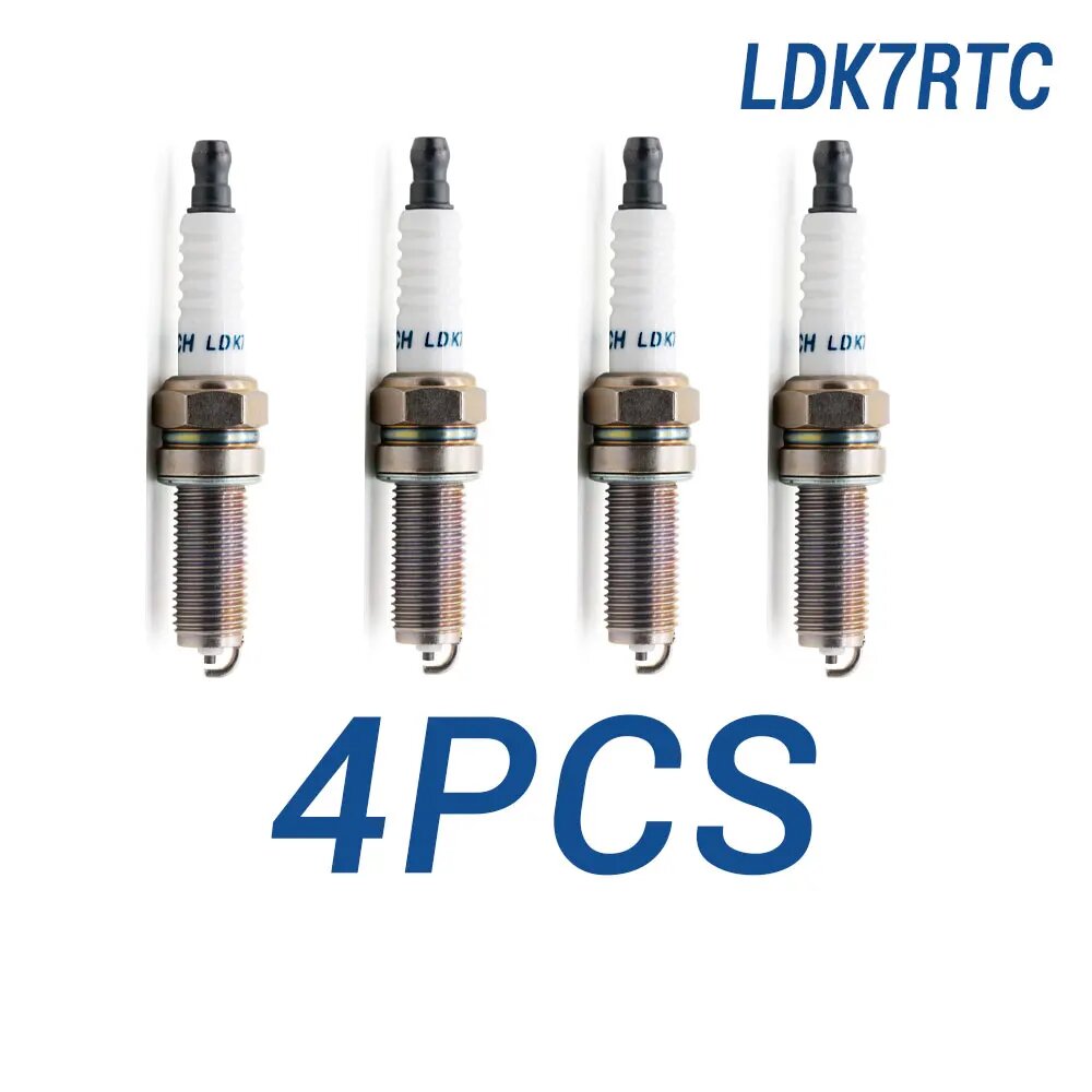 2-8PCS Свечи зажигания TORCH LDK7RTC Замена для 5847/LKR7B-9 LKR7B9 1643/LKR7E 90724/LKR7D-DE LKR7DDE Champion RER8YC Denso XUH22TT 4 pieces LDK7RTC