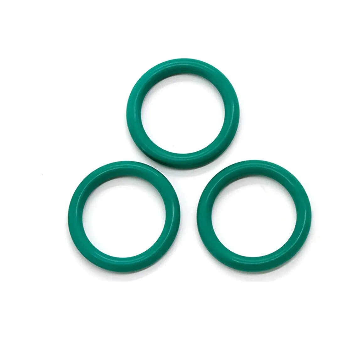 Фторопластовые уплотнительные кольца для проводов 1мм/1.5мм, 4-50мм, зелёный/коричневый 10mmx1mm 10pcs