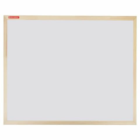 Доска магнитно-маркерная 50х70 см, деревянная рамка, BRAUBERG "Wood", 238795