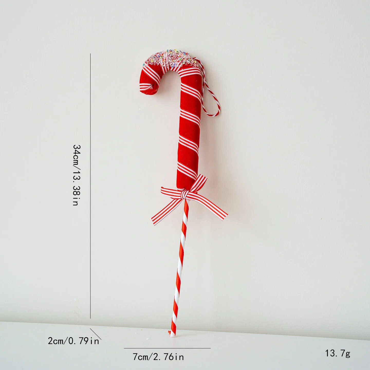 Рождественское украшение из пенопласта Red Cane