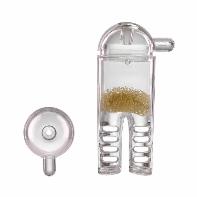 Ловушка для планарий для аквариума, Прозрачная пластиковая,30x75mm SDFG