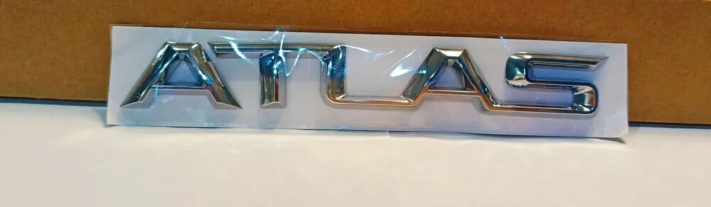 Эмблема, шильдик, логотип. Надпись "Atlas" на багажник автомобиля Geely Atlas Эмблема для автомобиля