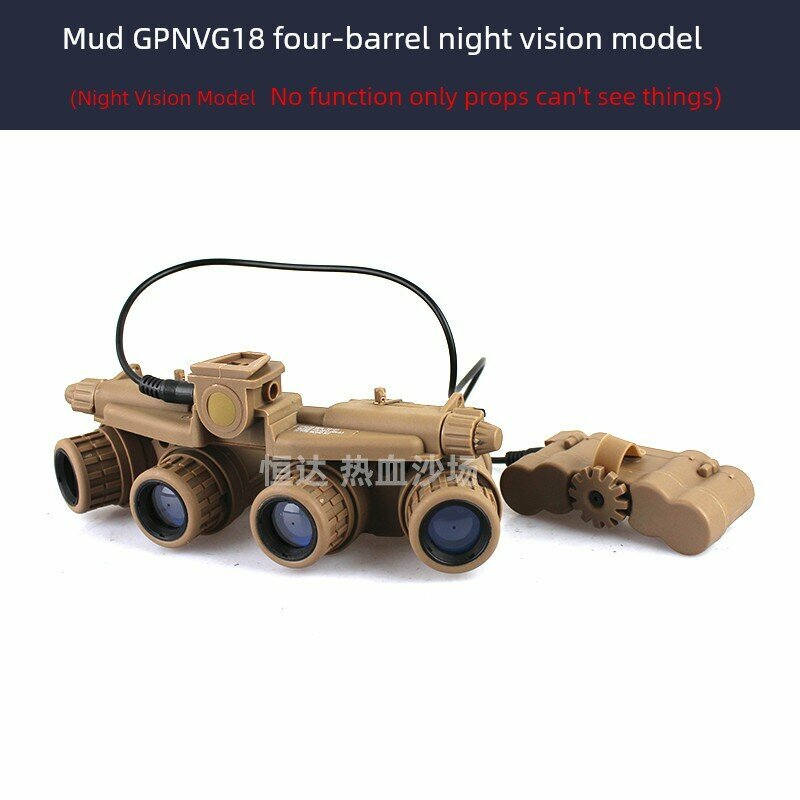 Реквизит для кино и телевидения: модель прибора ночного видения GPNVG18 (четыре глаза, четыре трубки), снаряжение для