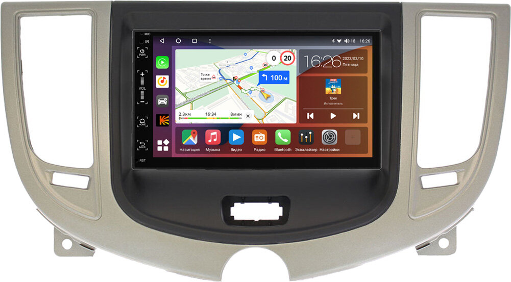 Штатная магнитола Chery M11 (А3) 2010-2015 Canbox H-Line 5514-RP-CH11-189 Android 10 (4G-SIM, 6/128, DSP, IPS)