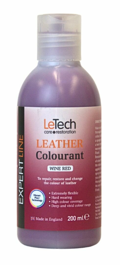 Краска для кожи Leather Colourant Wine Red EXPERT LINE, 200 мл