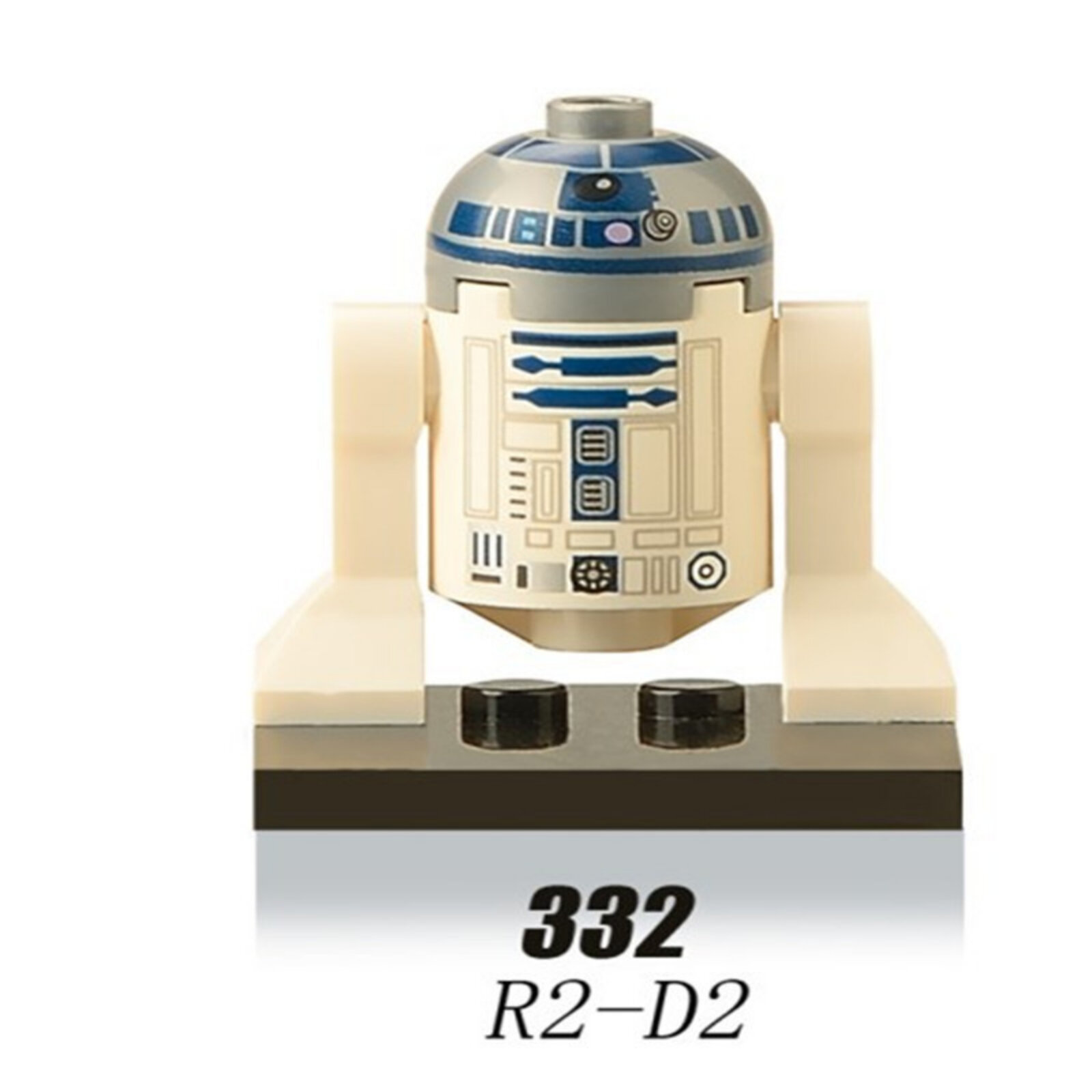 Кубики для сборки серия Star Wars робот R2-D2, фигурки из кубиков, высота фигуры4.5 см, упаковка opp-мешок, материал ABS пластик, подходящий возраст свыше 6 лет, уход можно стирать и дезинфицировать