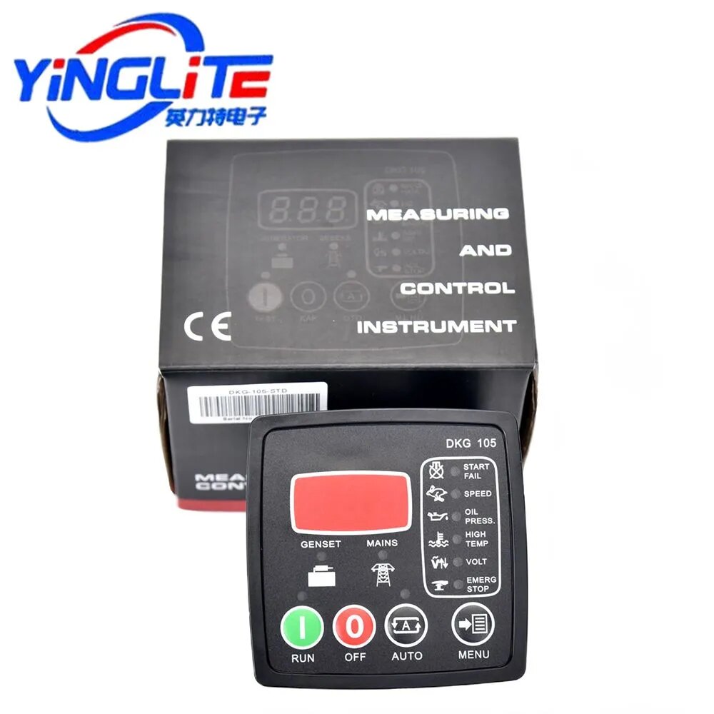 DKG105 контроллер двигателя генератора автоматический старт/стоп дизельный модуль управления панель для дизельного бензинового генератора контроллер