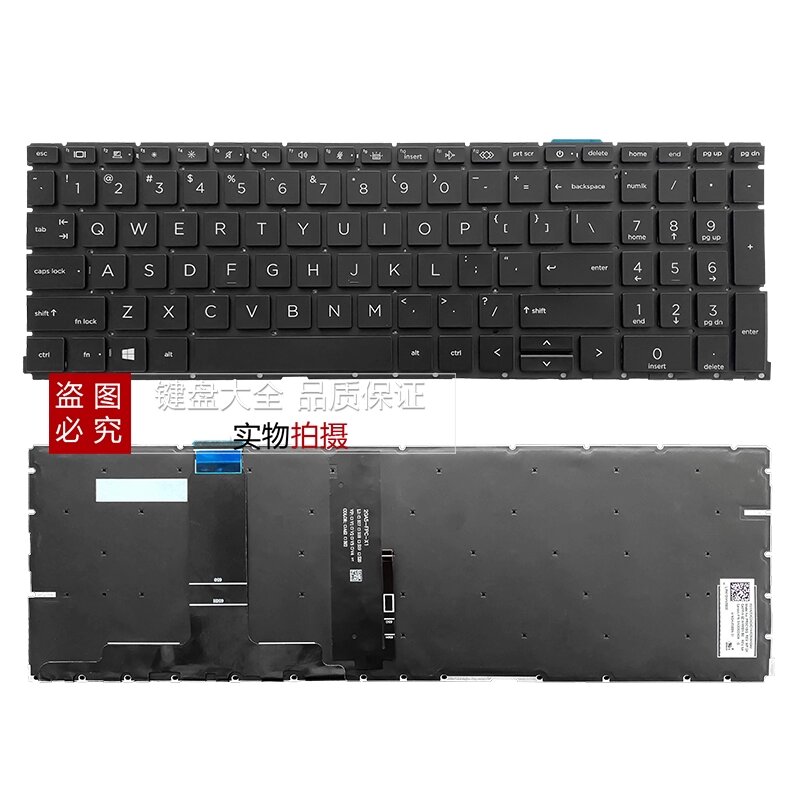 Подходит для клавиатуры HP ProBook 455 15.6 дюймов G9, 450 G10, ZHAN 66, 15 G6 Абсолютно новый и оригинальный с