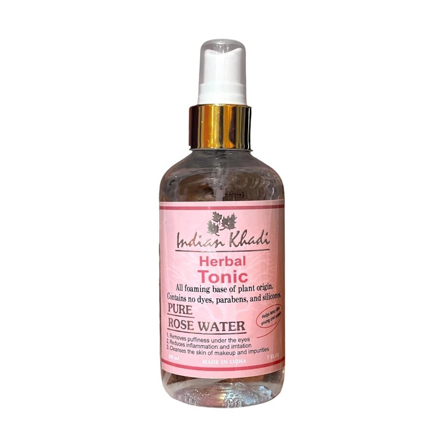 Розовая вода натуральная Indian Khadi 200 мл