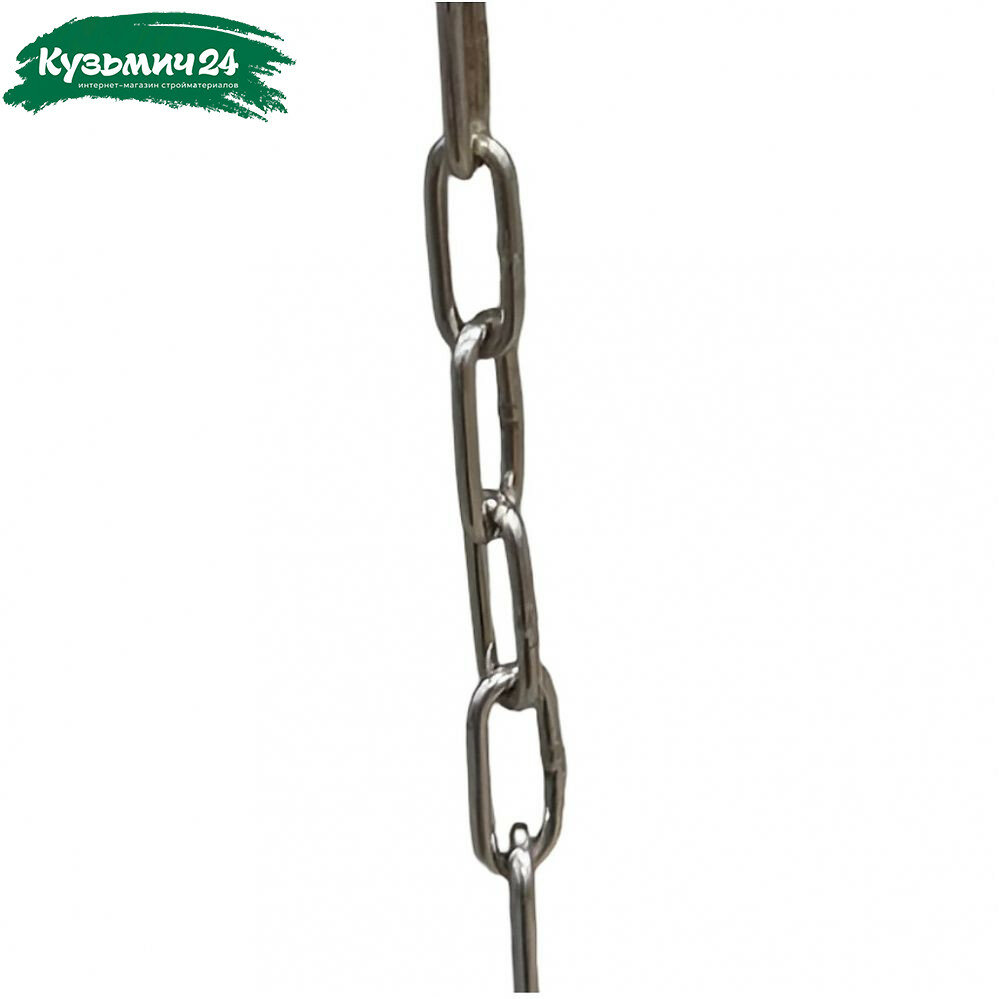 Цепь короткое звено 1.5 мм, нержавеющая сталь AISI 304, на отрез от 1 м