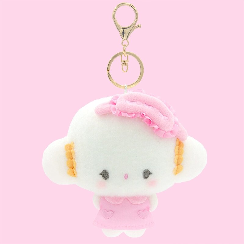 Плюшевая игрушка-подвеска Sanrio Wheat Flour Elf White Wheat Cloud, кукла для автомобиля, кукла для дивана в гостиной