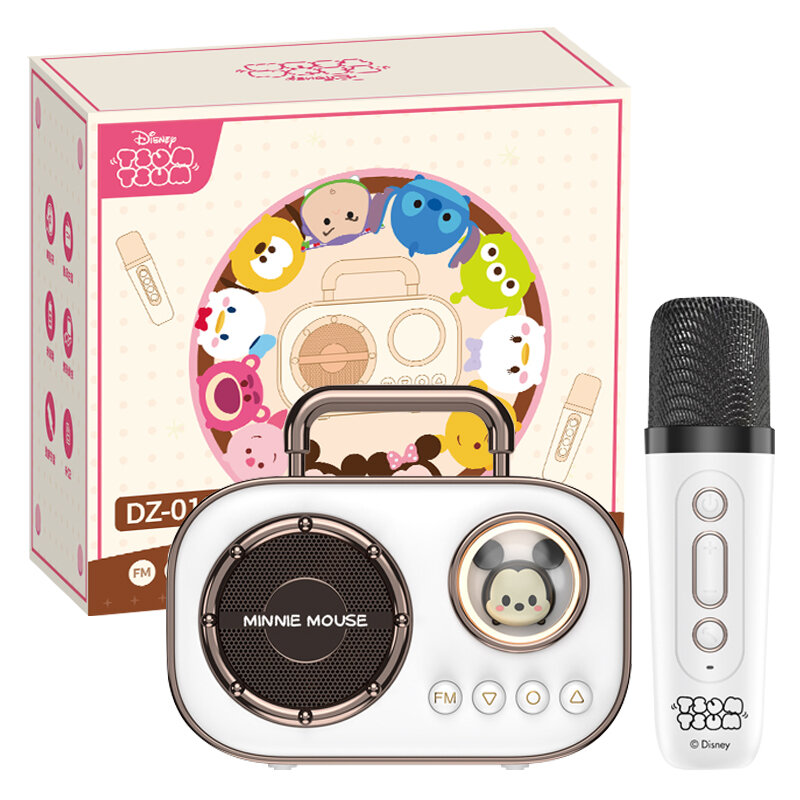 Bluetooth-колонка Disney Dual Band шумоподавляющая с двумя микрофонами, белая, длительное время работы
