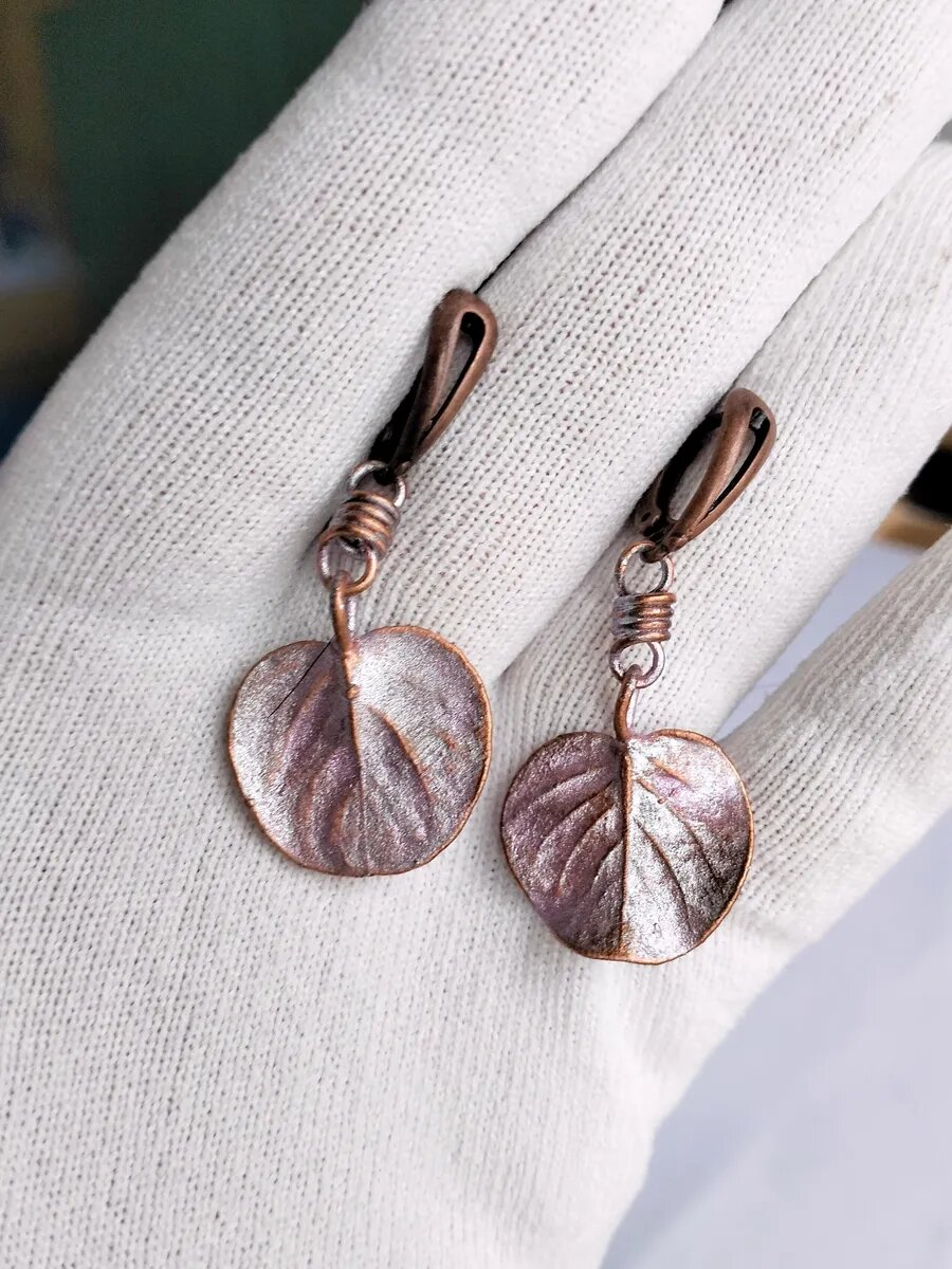 Серьги Медная мастерская GALATEA