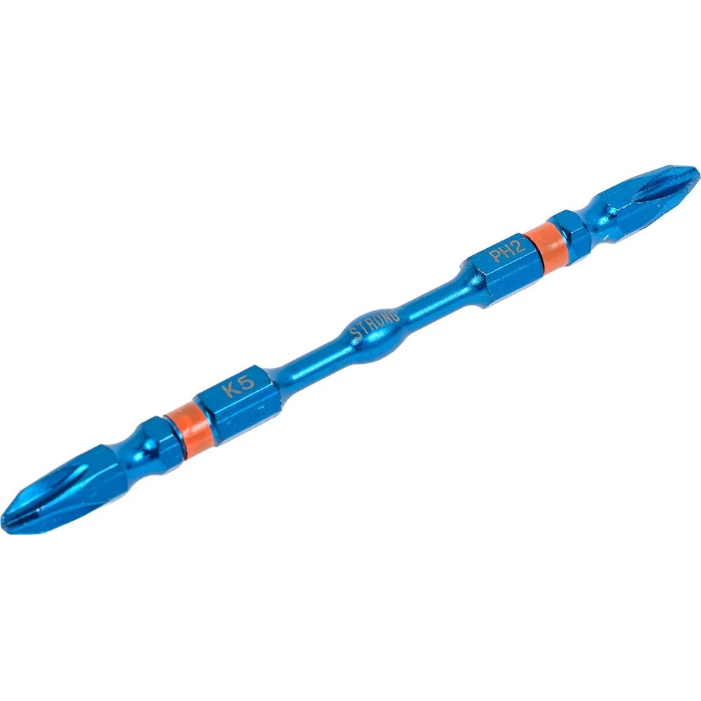 Бита, РН2, магнитная двухсторонняя стп-978 РН2, 100 мм, 10 шт Strong стп-97800100, Внимание, изображение