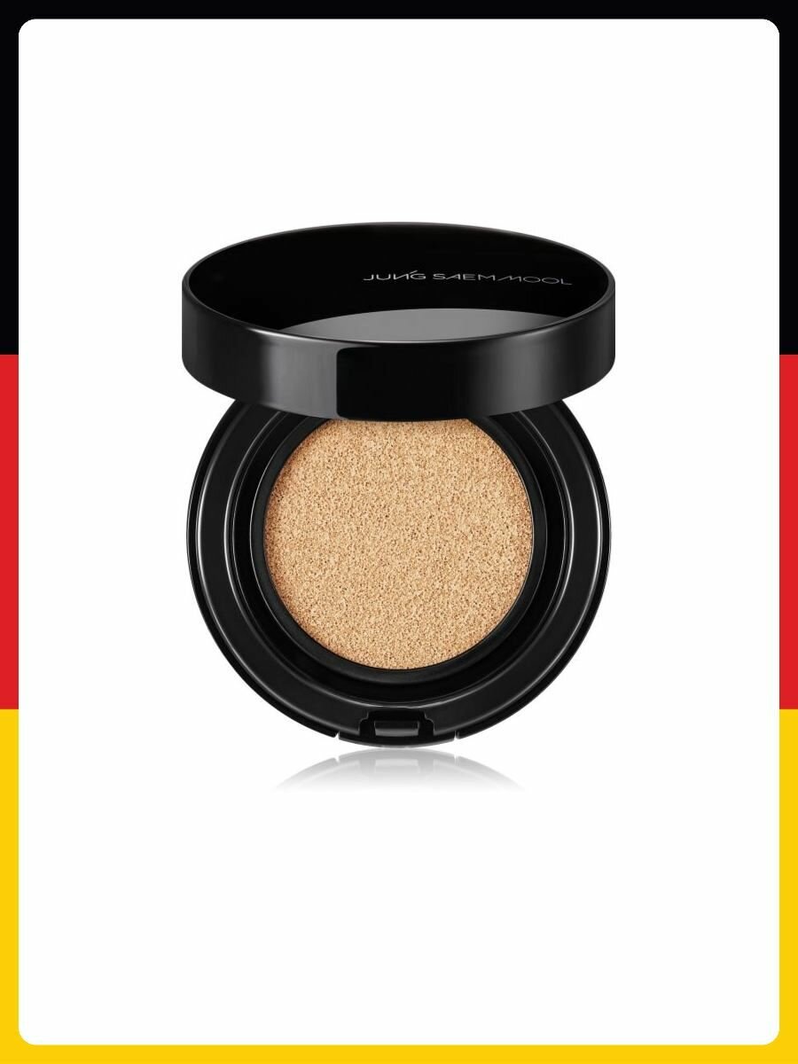 Тональная основа Jung Saem Mool Essential Skin Nuder Longwear Cushion long-lasting make-up in a sponge SPF 50+ + additional filling Medium Deep, 2х14 г
