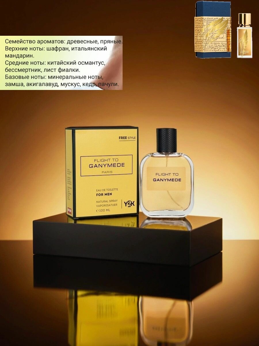 Delta parfum (Red Label). Туалетная вода мужская Free Style Flight to Ganymede, 100мл.