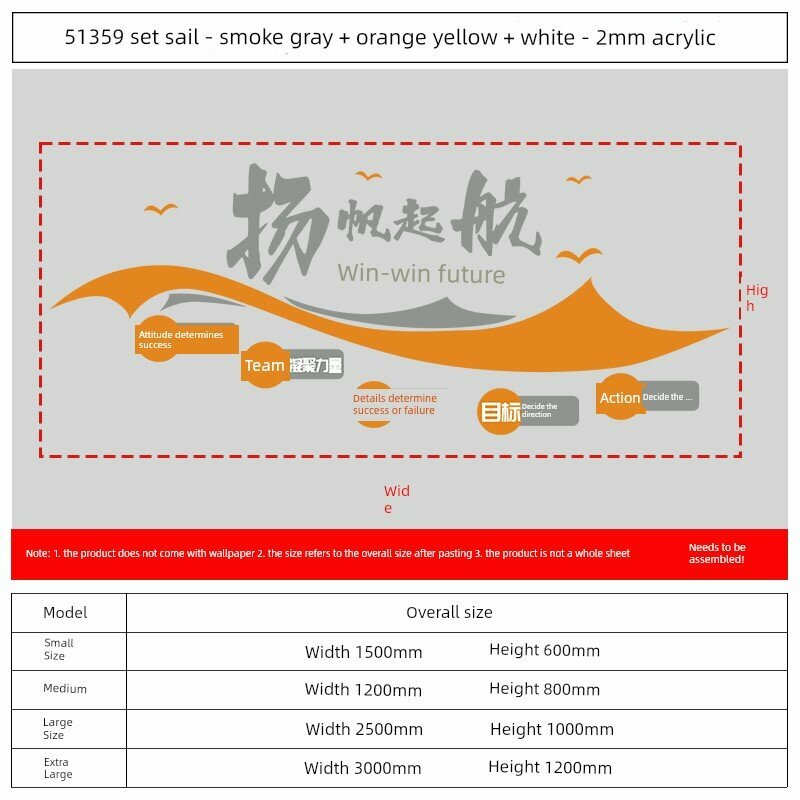 Настенное украшение для лестничных пролетов компаний: стикер-картина для создания атмосферы офиса, высококлассной
