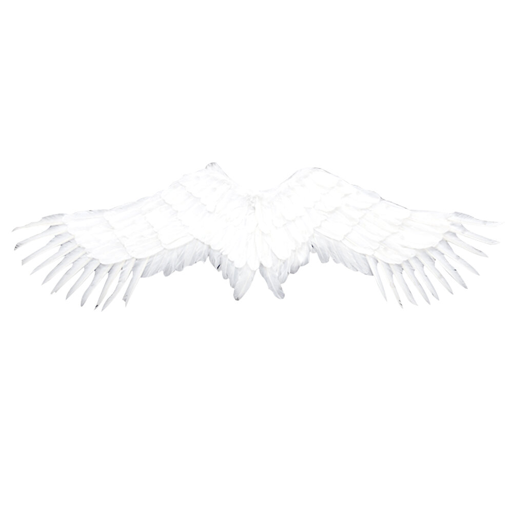 Крылья Ангела Белые Перья Летающие Крылья Ласточки Взрослые Дети Выступление Хэллоуин Аксессуары Невеста Флауэр Гёрл Нарядиться k Большой Размер
