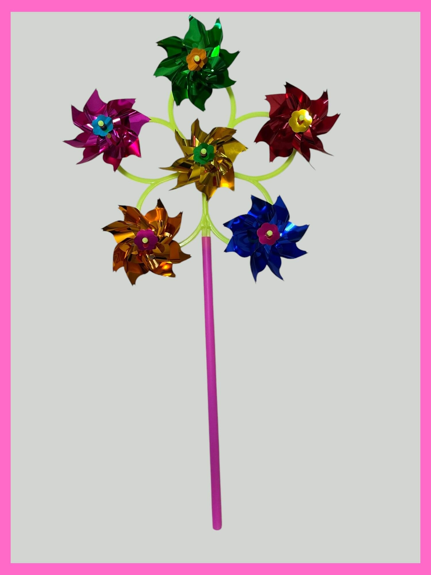 Вертушка садовая, развитие моторики, для улицы, пластик, 65 г