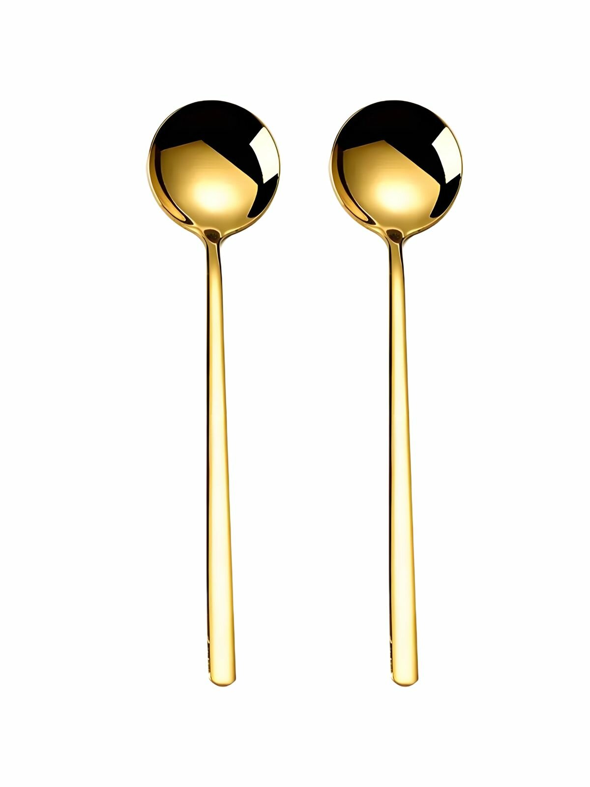 BER Ложка десертная 2 предм. золотой