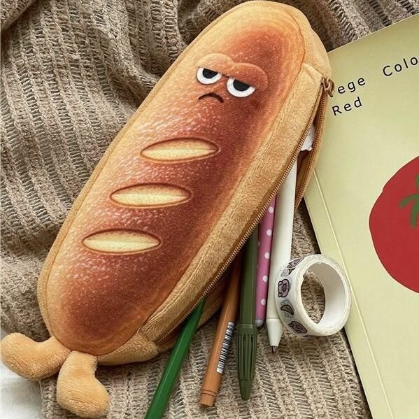 Пенал хмурый хлебушек в виде батона