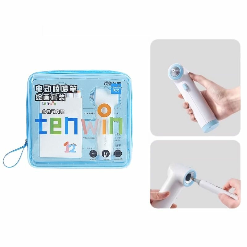 Набор аэрографов для раскрашивания 12-цветными фломастерами