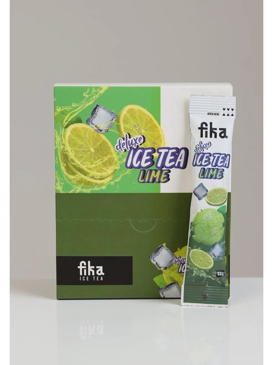 Чай растворимый Fika Deluxe "Лайм", в пакетиках, 24шт. холодный и горячий, Армения
