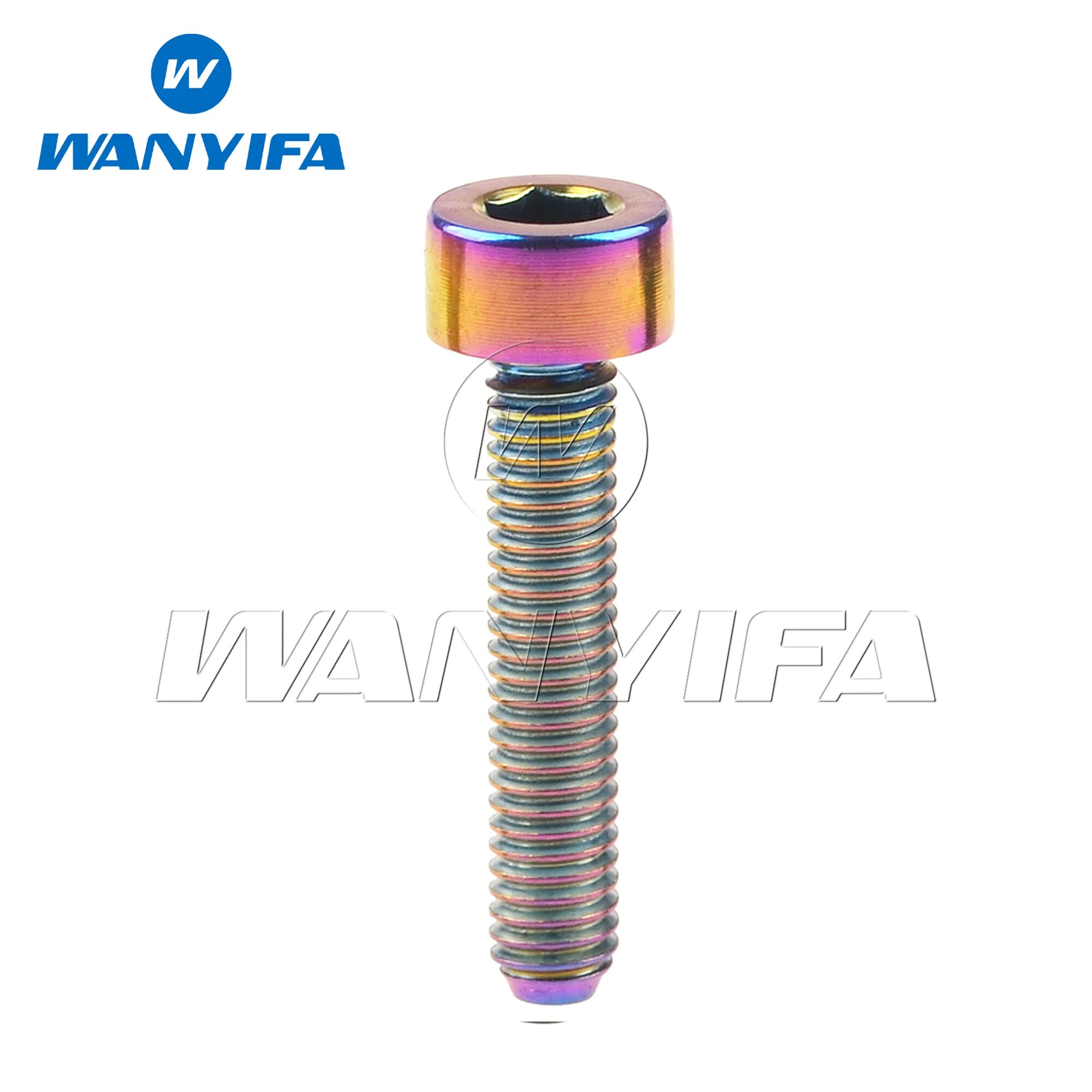 Титановые болты Wanyifa M3 M4X6/8/10/12/15/18/20 мм M3, Rainbow, 12mm