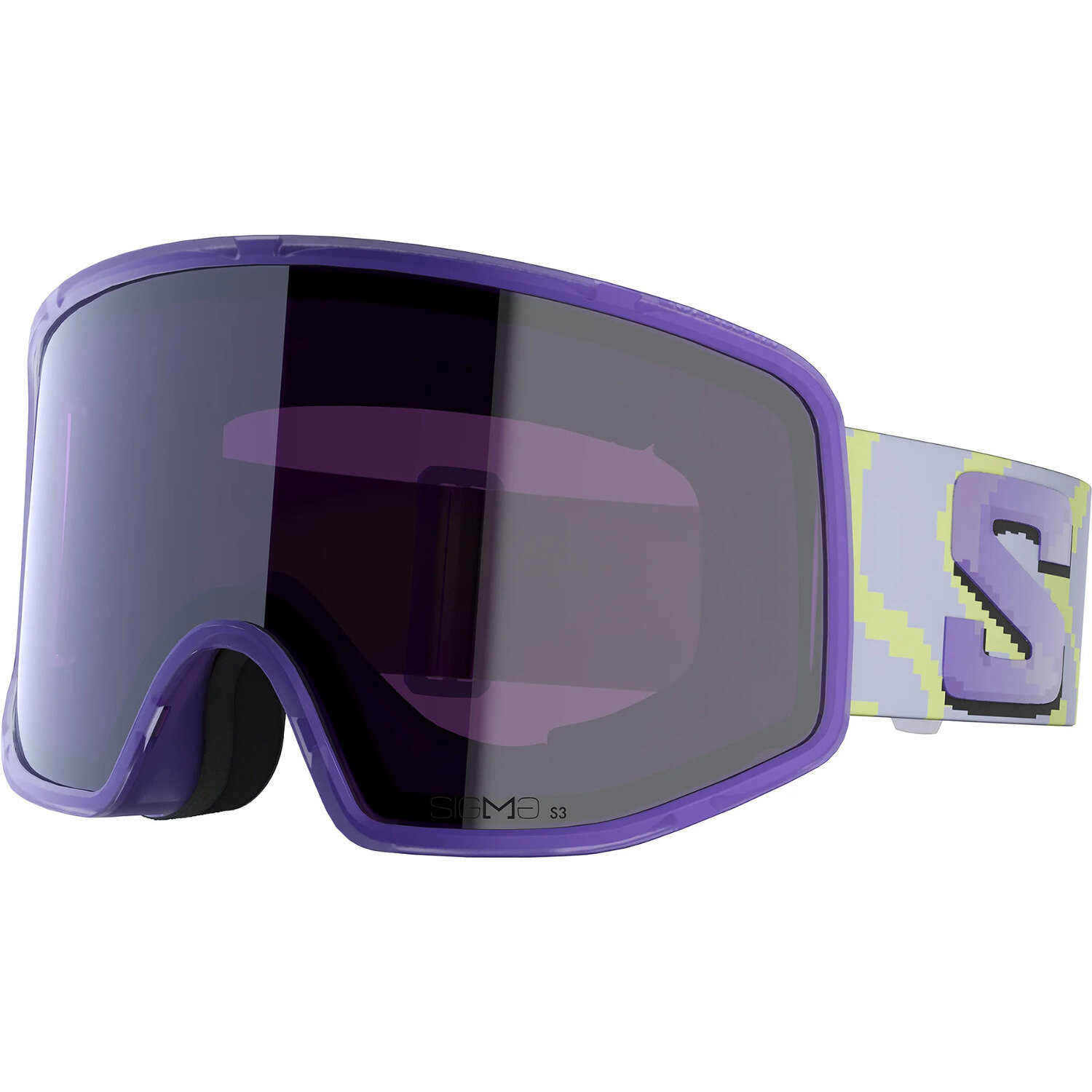Горнолыжные очки Salomon Sentry Pro Sigma Ultra Violet Cat. 3+1 (с доп. линзой) 25/26 фиолетовый, для мужчин , Фиолетовый
