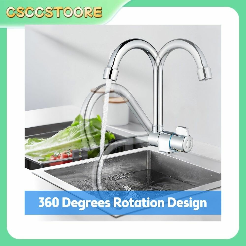 Складные кухонные смесители из латуни, поворотные 360 , для раковины.