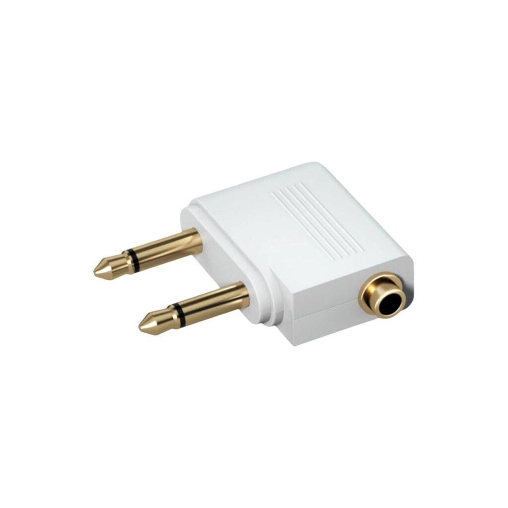 Аудиоконвертер для авиационных наушников-модель с белым позолоченным покрытием