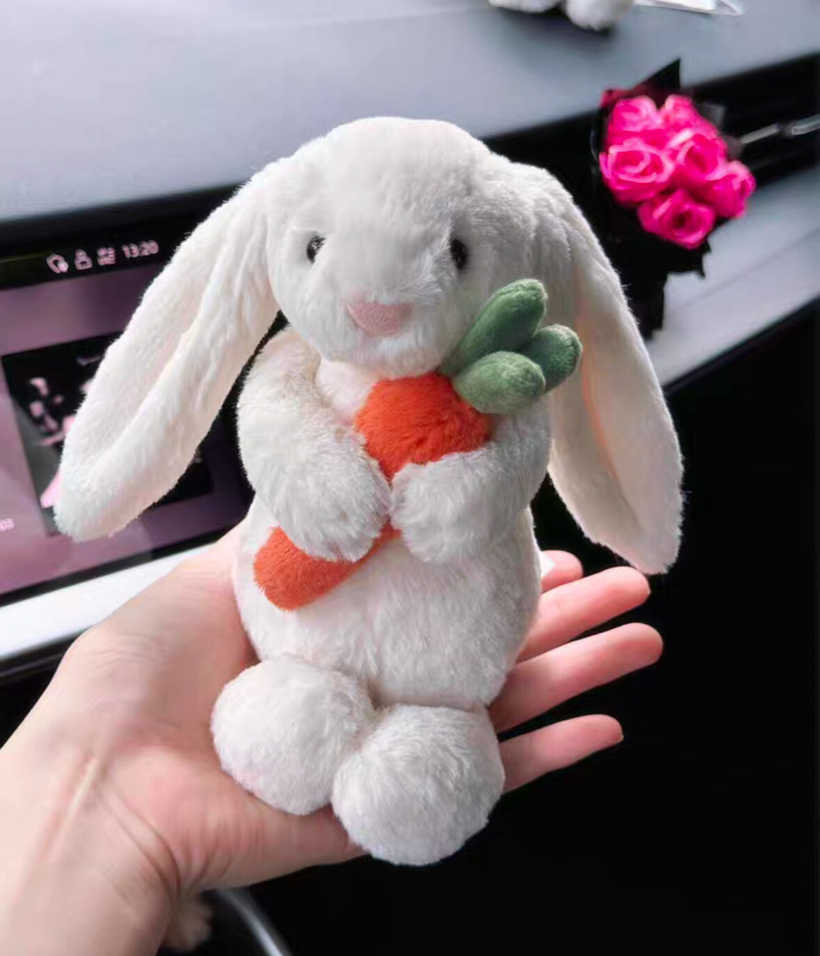 Jcjellycat Высокая версия 1:1 --- Серия Shy Bonnie Rabbit Сердце Бонни Кролик Золотая этикетка Цветочный плюш