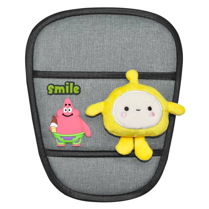 Автомобильный бустер для детского ремня безопасности с подушкой плеча, регулируемый ремень, желтый, для детей