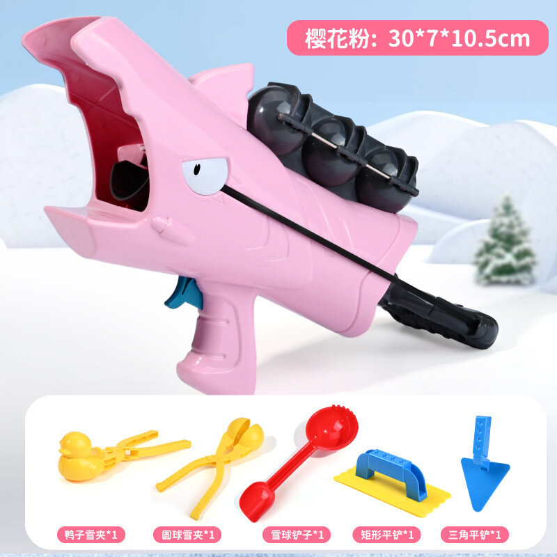 Снежный бой, снежный зажим, снежный пистолет, детский снежный игровой инструмент, снежный зажим, снежное игровое оборудование, игрушка для снежных игр