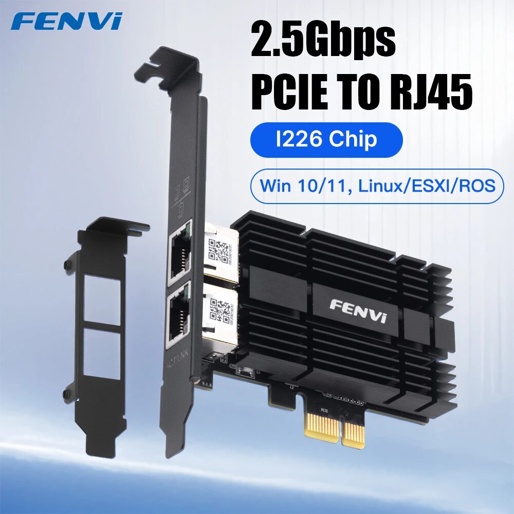 FENVI 2.5G PCIE сетевая карта