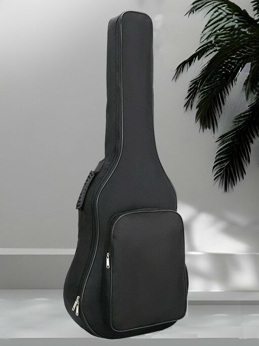 Чехол премиум класса для электрогитары. Чехол утепленный (10мм). С накладным карманом. Ткань повышенной плотности.
