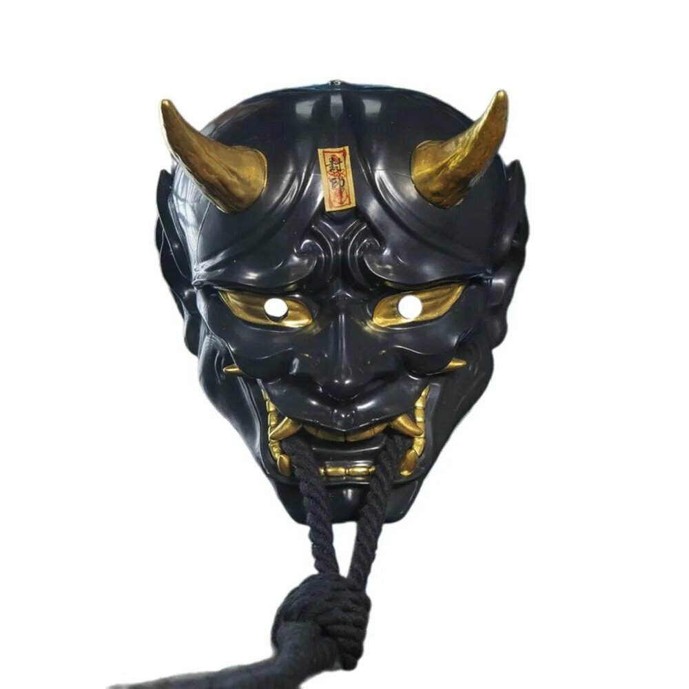 Лицо маски Праджня - черное