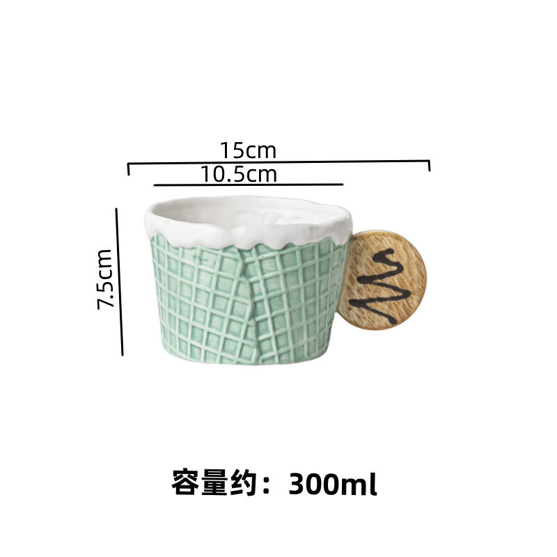 2026ins Милый корейский стиль керамическая чашка для воды, кофейная чашка, чашка для завтрака, тарелка для десерта, тарелка для завтрака, сухая серия посуды