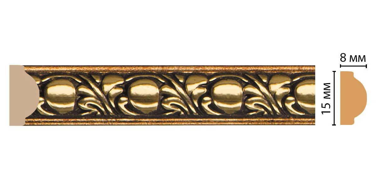 Молдинг Decomaster 130C-57 В15хШ8хД2400 мм / Декомастер.