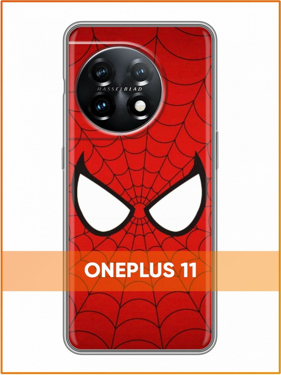 Чехол для OnePlus 11 с принтом Глаза Человека Паука (ВанПлюс 11)