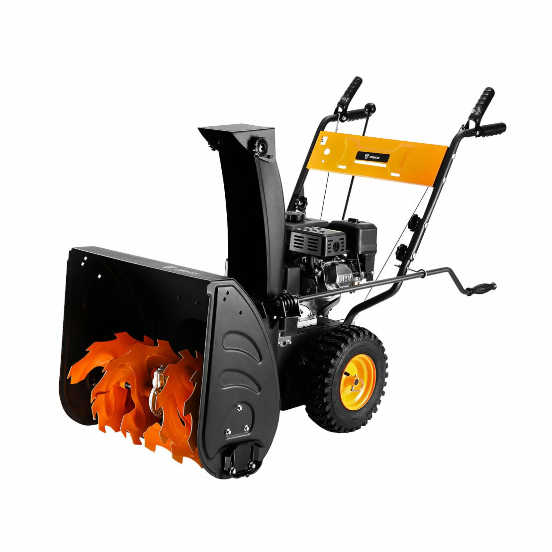 Снегоуборщик бензиновый DEKO ST 560, 7 л. с, бак 3.6 л, объём двигателя 212 см³