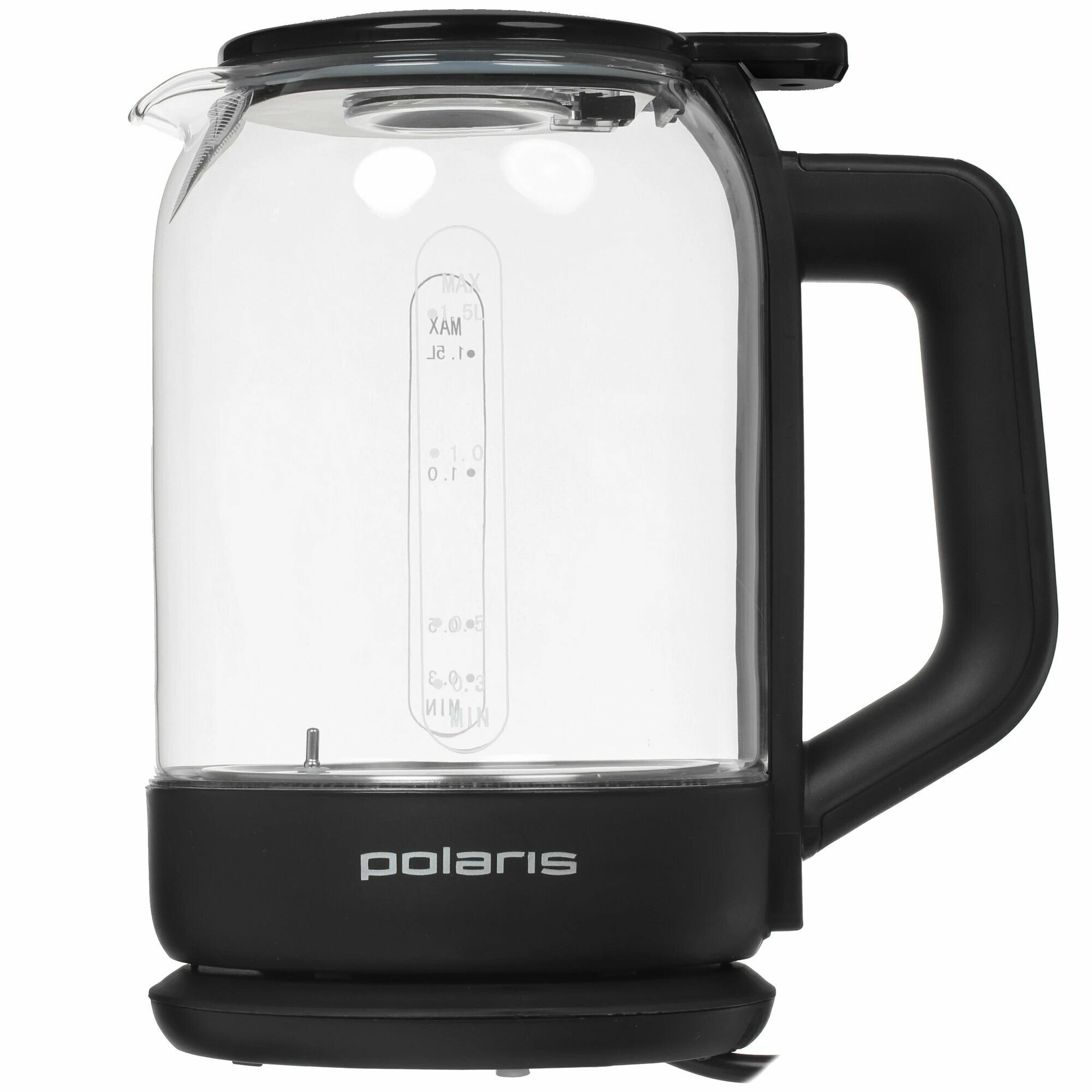 Чайник электрический Polaris PWK 1712CGLD WIFI IQ Home 1.5л. 2150Вт черный, корпус стекло, электрочайник