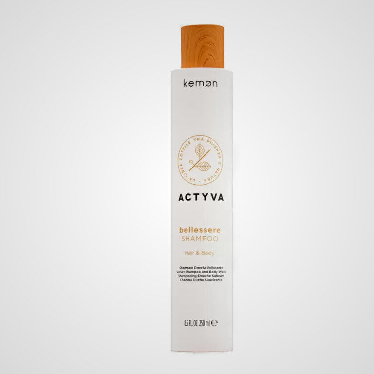 Увлажняющий шампунь для волос и тела 250 мл KEMON Bellessere Shampoo Velian Шампунь 250 мл