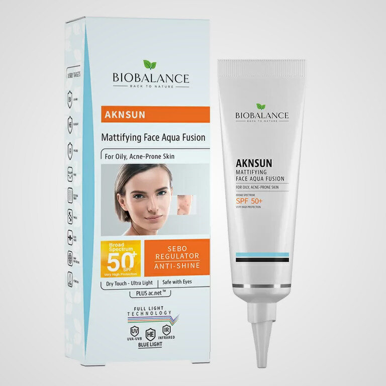 Крем солнцезащитный для лица "Матирующий" 40 мл BIOBALANCE SUPER PURE NIACINAMIDE 5% PLUS ZINC 1% GEL CREAM Крем 40 мл