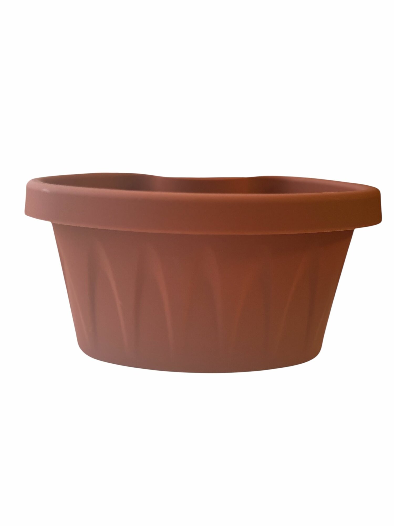 Кашпо на водосточную трубу, подвесное, настенный горшок для цветов уличный, для фасада с креплением, объем 3,5 л