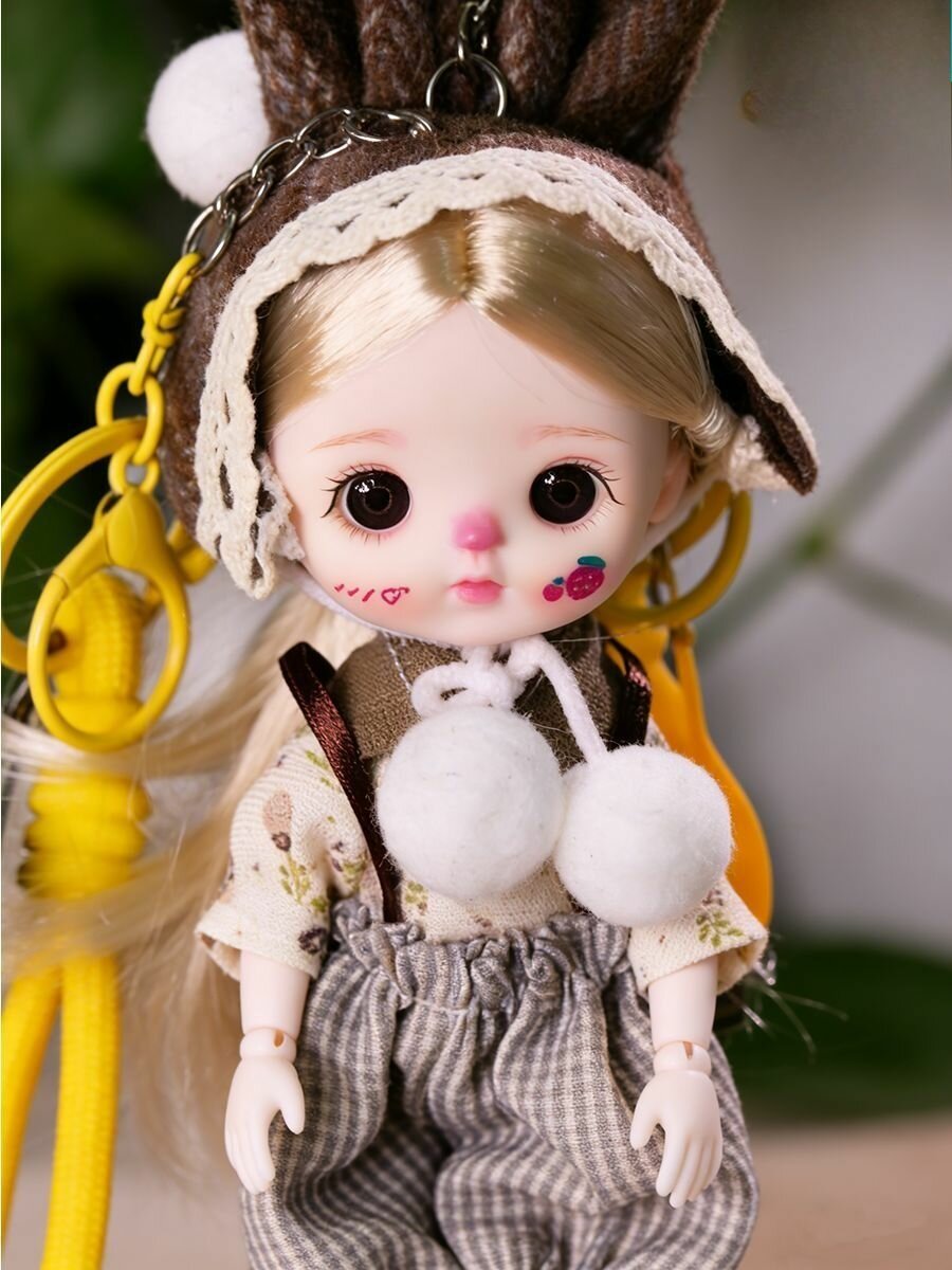 Кукла шарнирная бжд,18cm, с одеждой, с аксессуарами