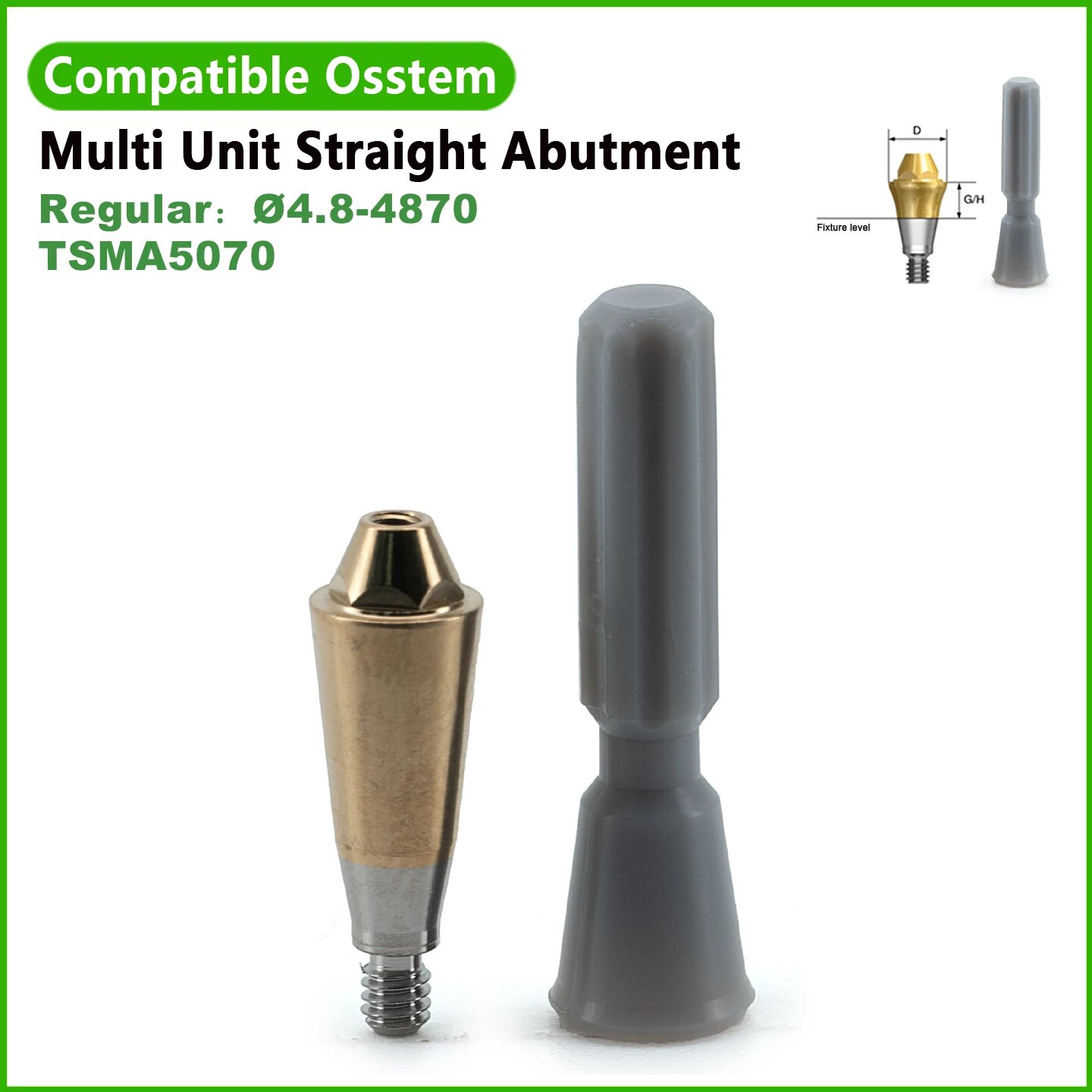 Мультиблок Osstem, титановый сплав, класс 5 TSMA5030M