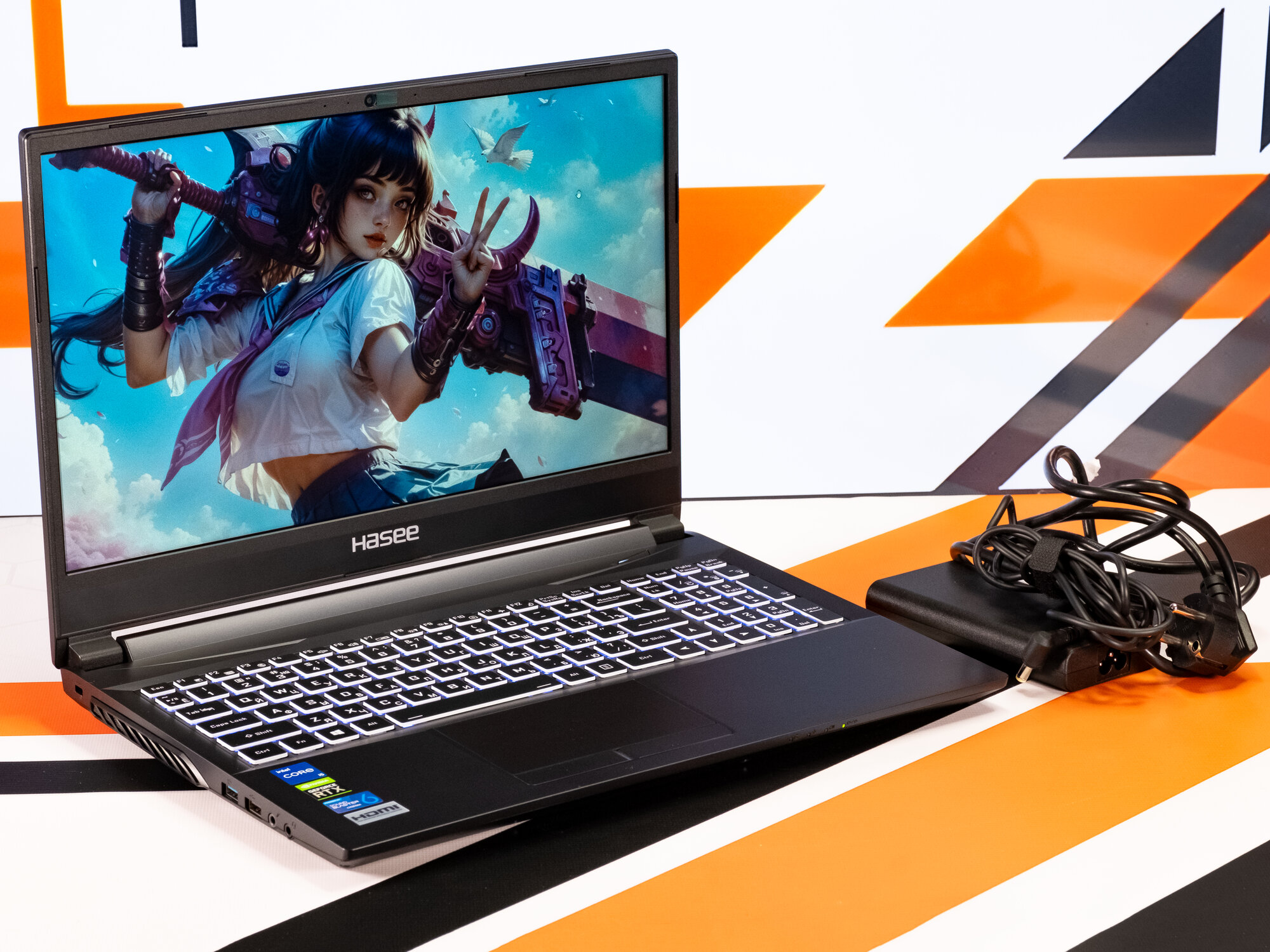 Ноутбук игровой HASEE Z7-TA5NA 15.6", i5-11260H, RTX 3050, 8 ГБ, SSD 512 ГБ, Win11