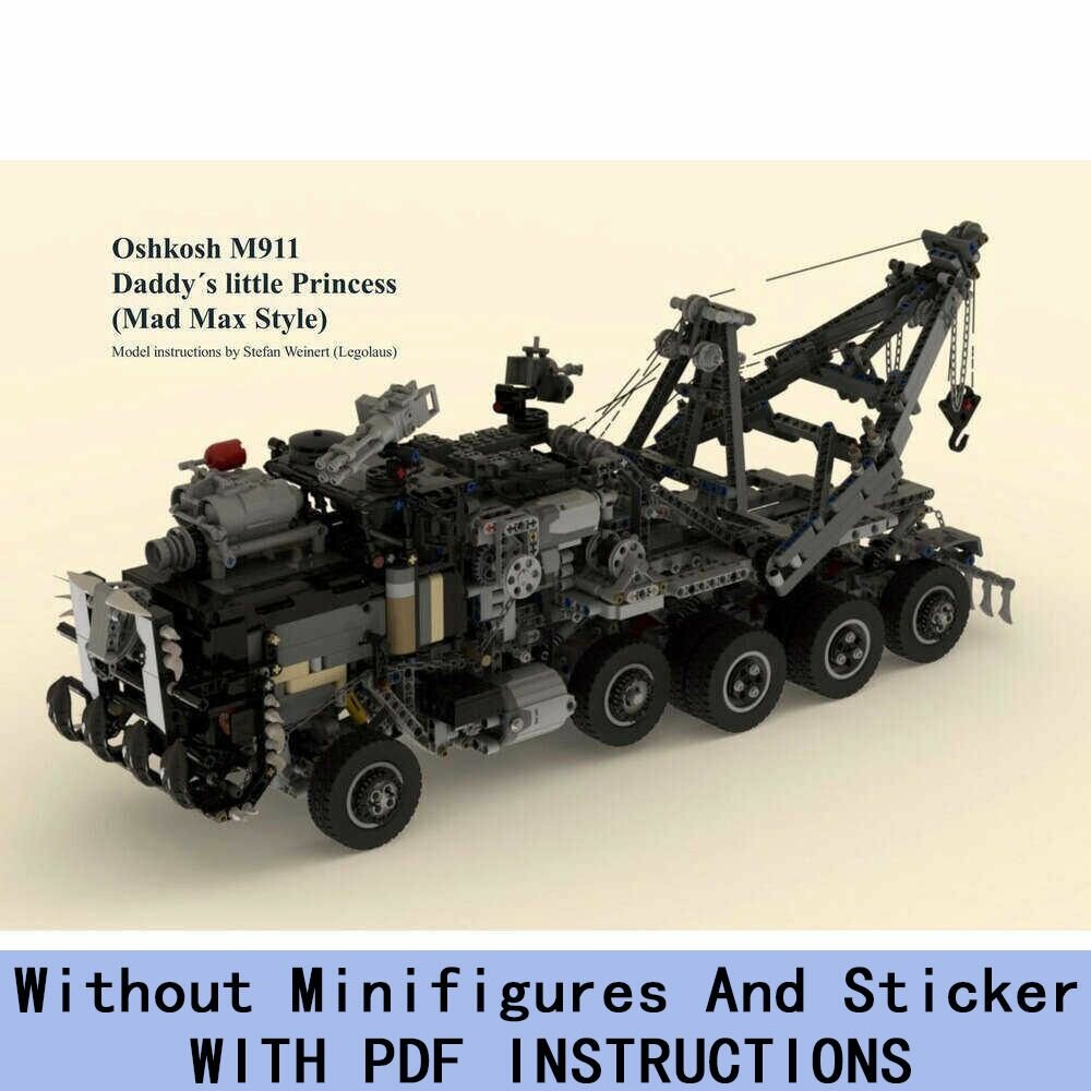 2754шт. Конструктор Oshkosh M911 Mad Max/Motorstorms Version "Daddy s little Princess" Набор строительных блоков